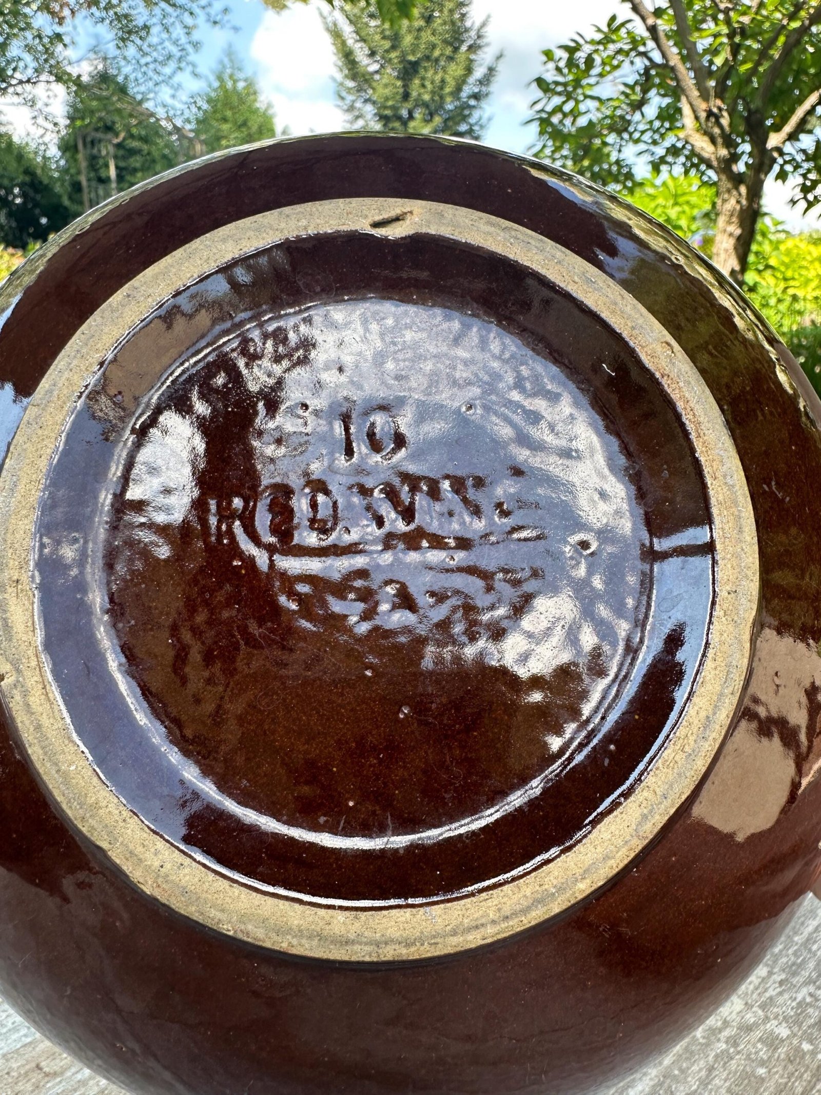 Vintage 1940s Red Wing Provincial Oomph Mixing Bowl | Vintage Attic Finds