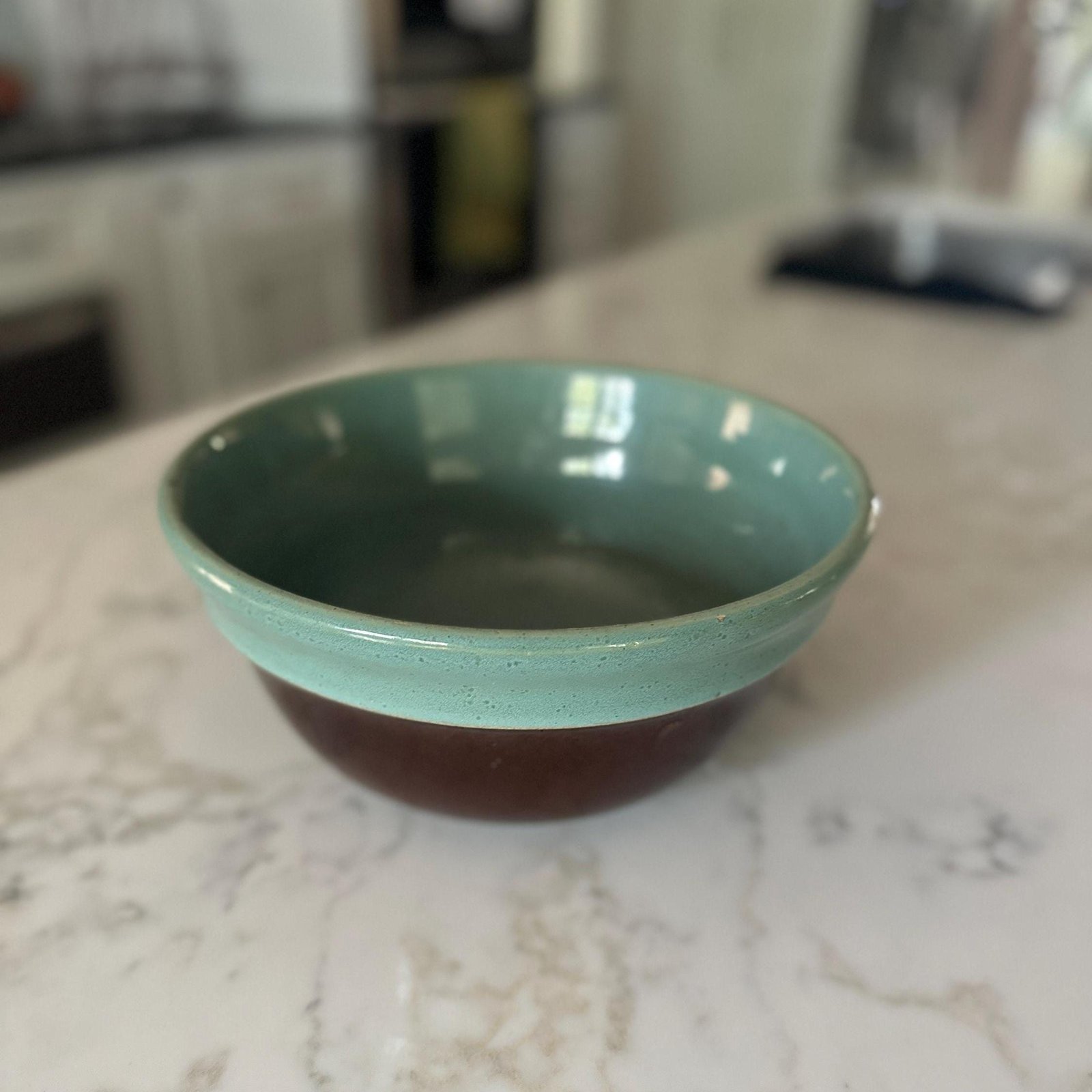 Vintage 1940s Red Wing Provincial Oomph Mixing Bowl | Vintage Attic Finds